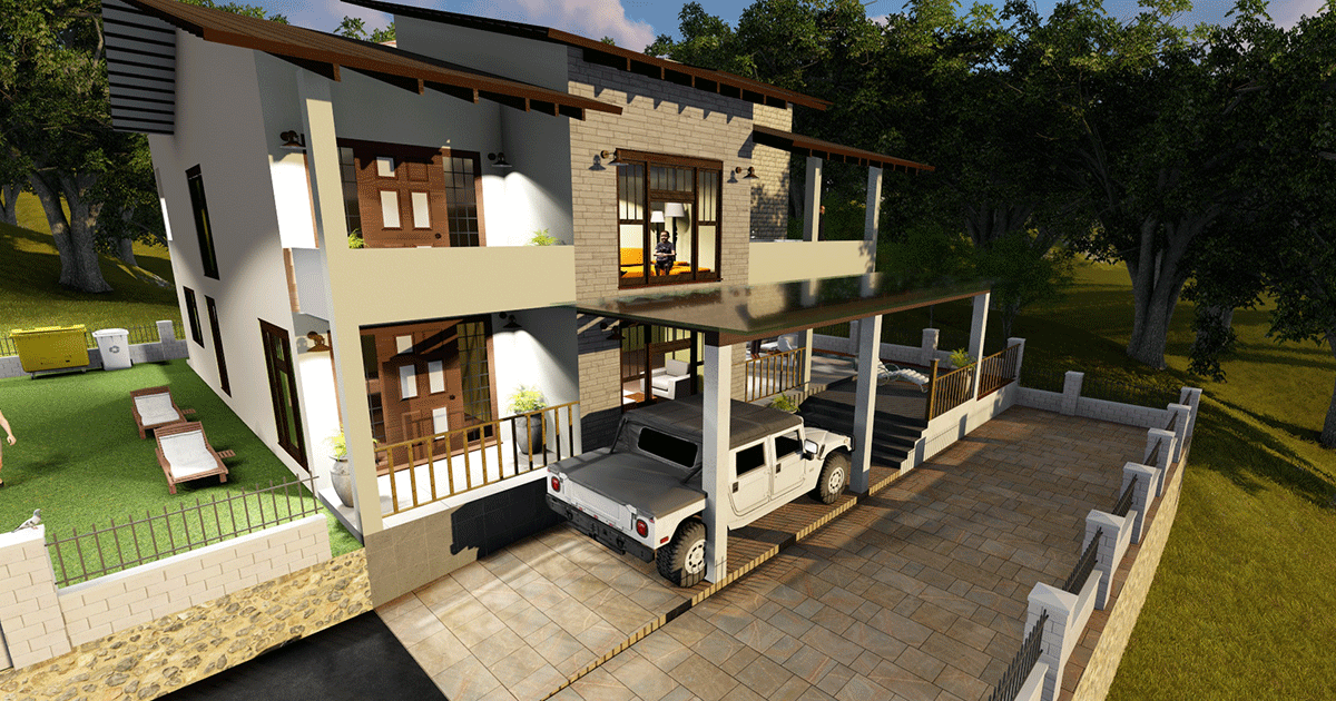 House Plans Sri Lanka | Modern Two Story House Plans | Kedella Homes